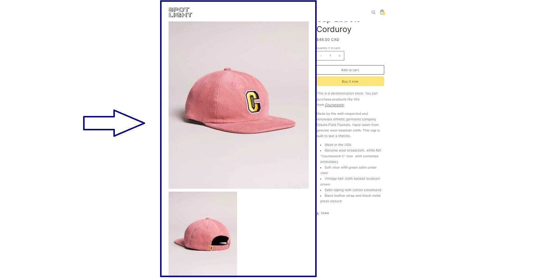 Spotlight Shopify Theme for Streamlined Design for Maximum Sales